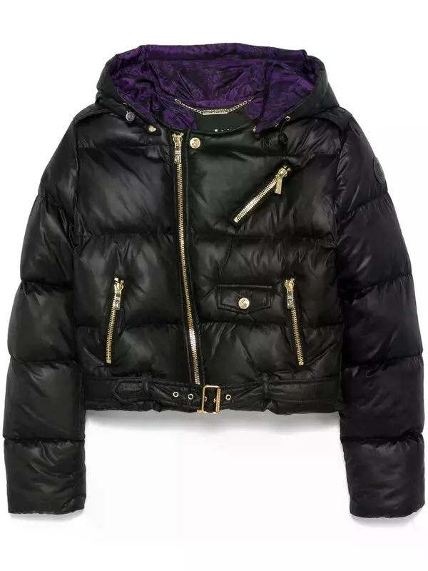 Just Cavalli Biker Puffer Jacket