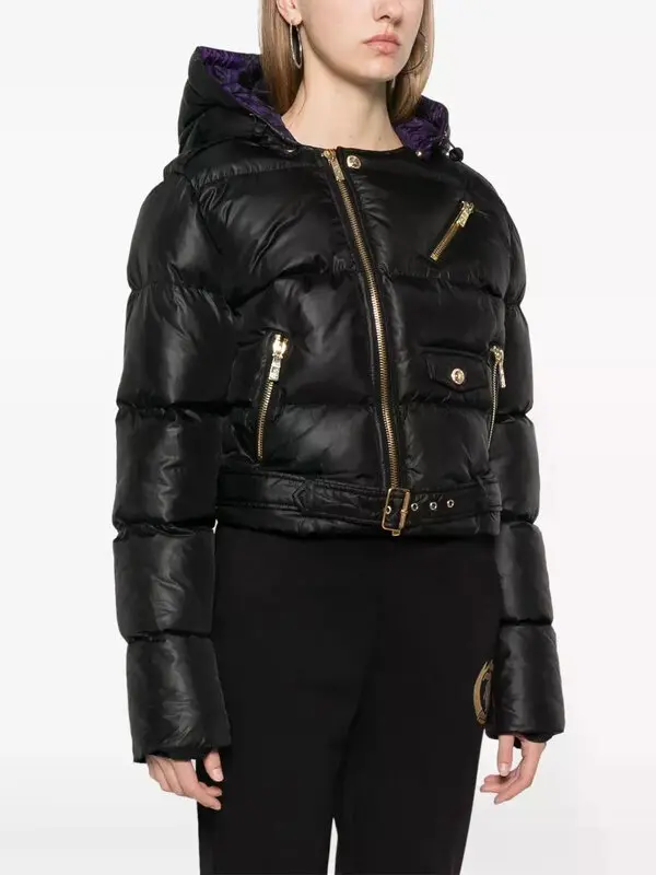 Just Cavalli Biker Puffer Jacket
