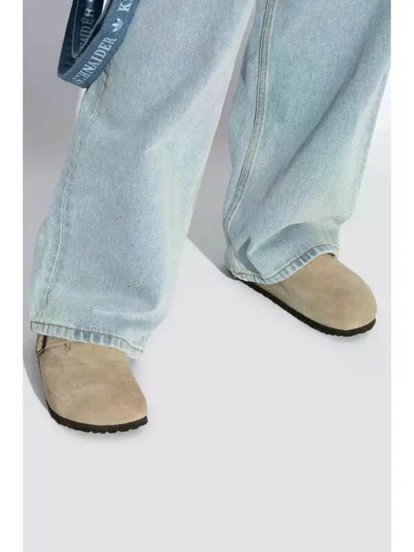 BIRKENSTOCK Tokyo Shearling-lined Suede Slippers