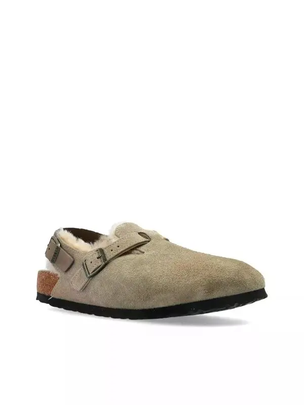 BIRKENSTOCK Tokyo Shearling-lined Suede Slippers