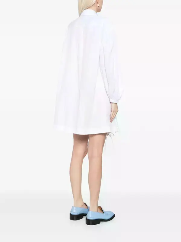 Simone Rocha Button Placket Trapeze Shirt Dress