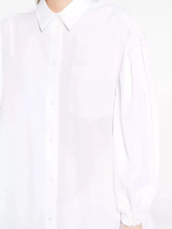 Simone Rocha Button Placket Trapeze Shirt Dress