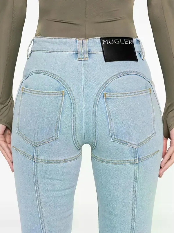 MUGLER Seam-detail Jeans