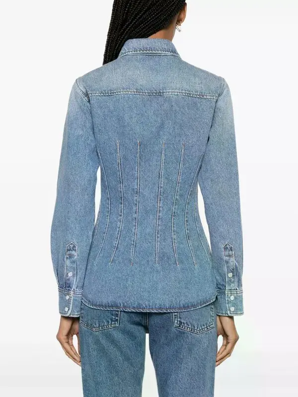 Chloé Corset-style Denim Shirt