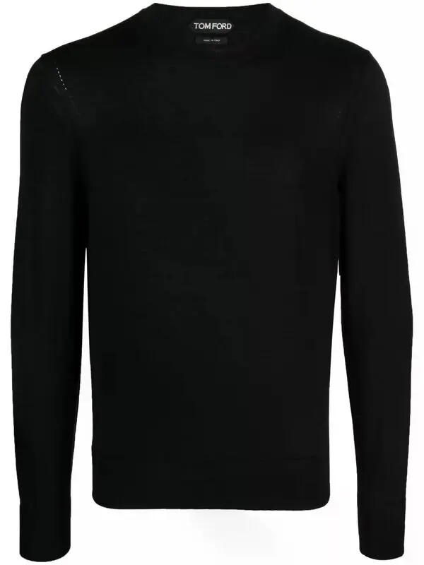 TOM FORD Fine-knit Wool Jumper - Black