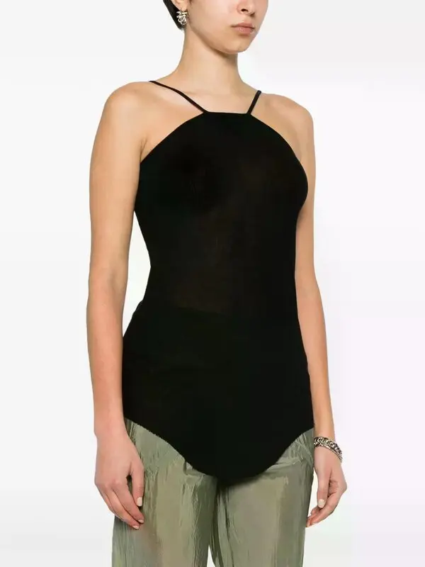 Rick Owens Scorpio Ribbed-knit Tank Top