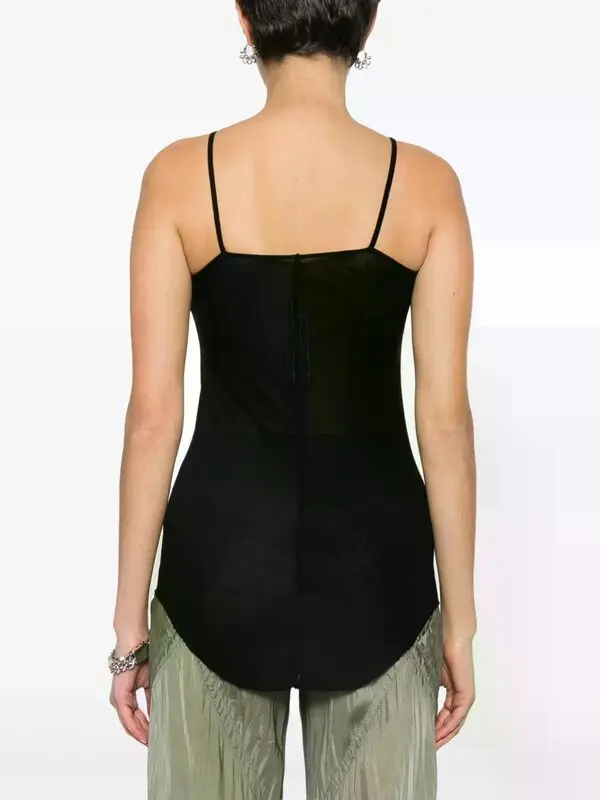 Rick Owens Scorpio Ribbed-knit Tank Top
