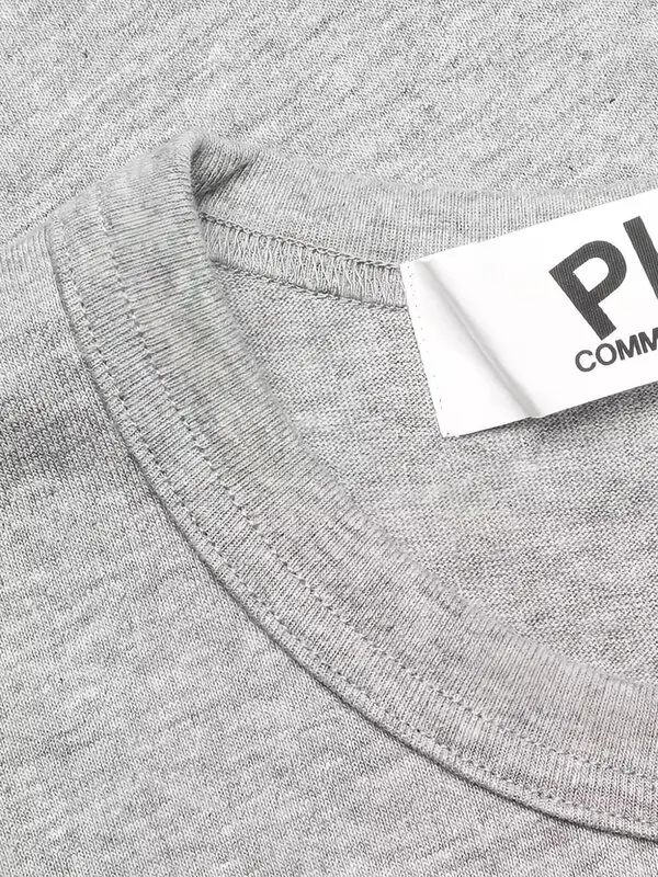Play Comme Des Garcon Heart-patch Cotton T-shirt
