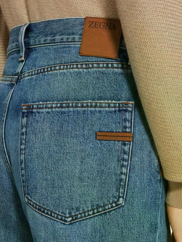 Zegna Roccia Stone-washed Jeans