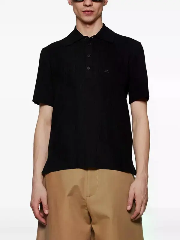 COURREGES Knitted Polo Shirt