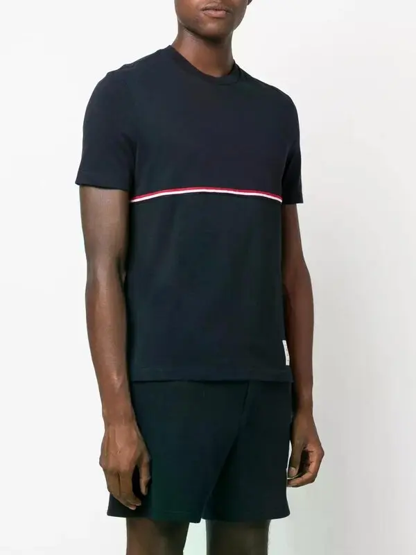 Thom Browne Rwb Stripe T-shirt - Blue