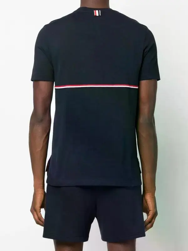 Thom Browne Rwb Stripe T-shirt - Blue