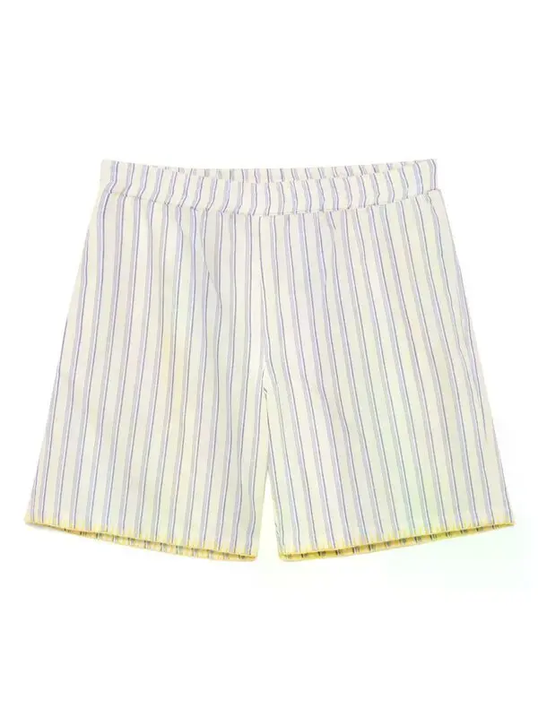 CHATEAU ORLANDO Deckchair Striped Shorts - Neutrals