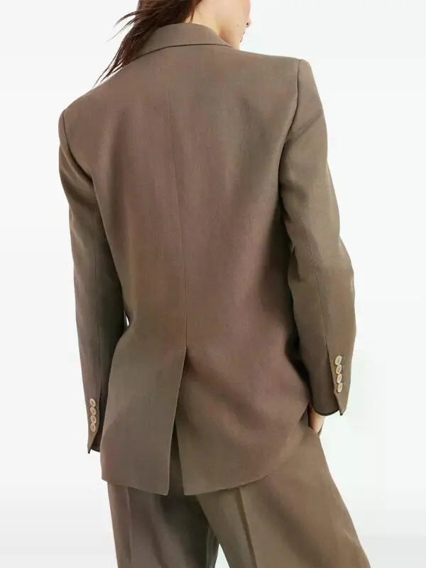 Brunello Cucinelli Monili-detail Twill Blazer