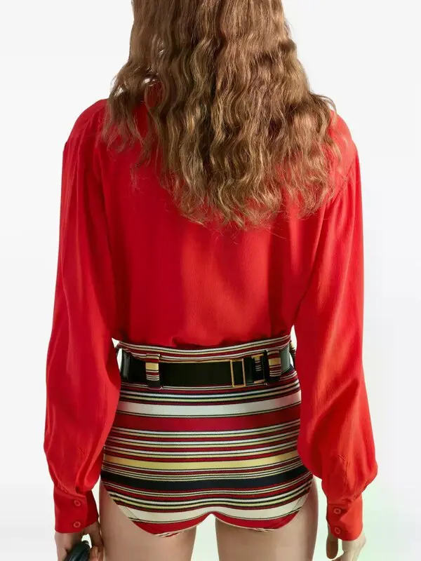 Prada Scarf-detailed Blouse