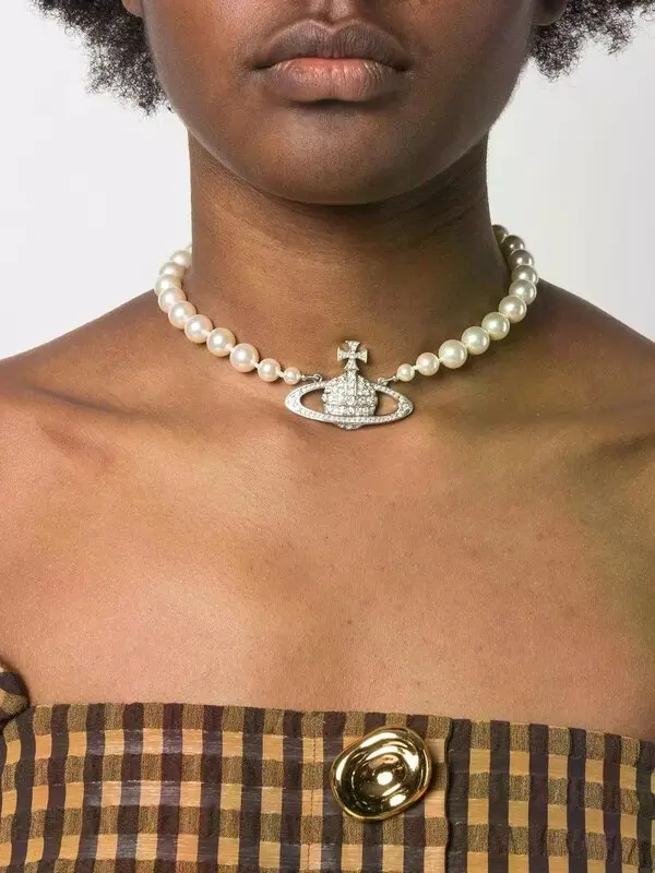 VIVIENNE WESTWOOD Orb-motif Pearl Necklace