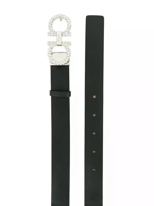 FERRAGAMO Embellished Gancini Belt