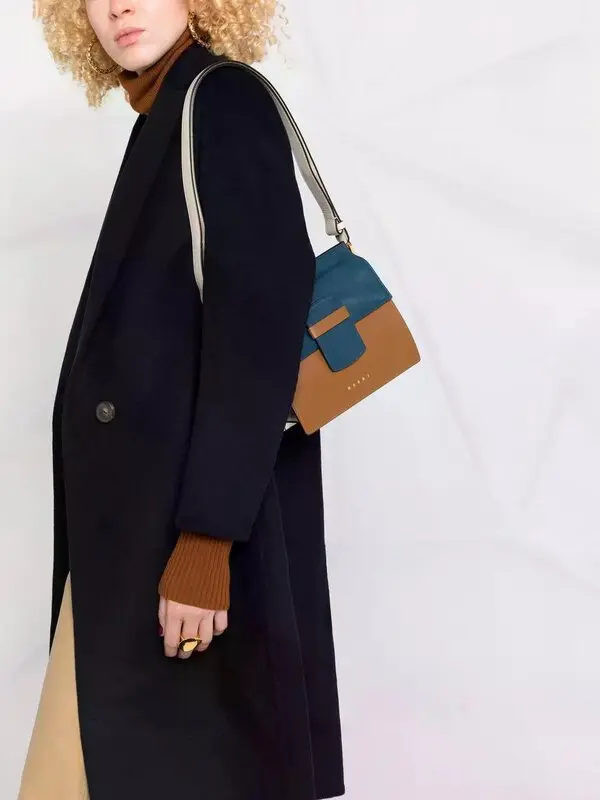Vince Single-breasted Fitted Coat - Blue
