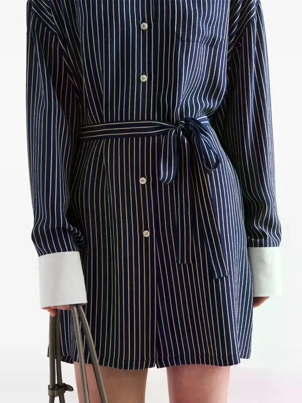 Prada Striped Silk Shirt