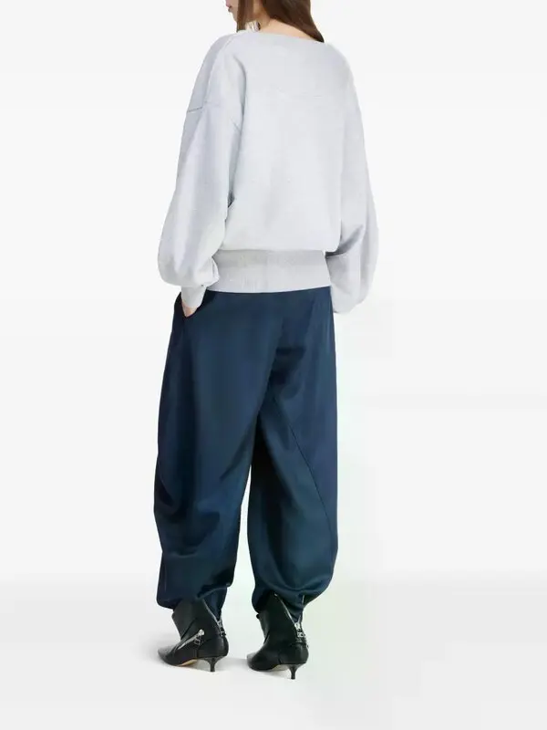 JW Anderson Rounded Wrap-front Sweatshirt