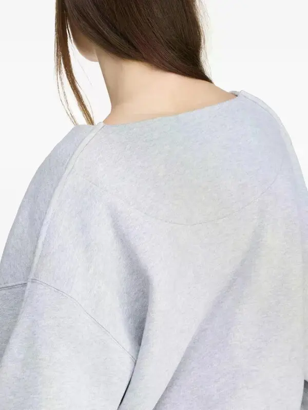 JW Anderson Rounded Wrap-front Sweatshirt
