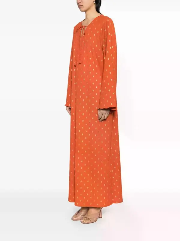 BAMBAH Polka Lime Kaftan