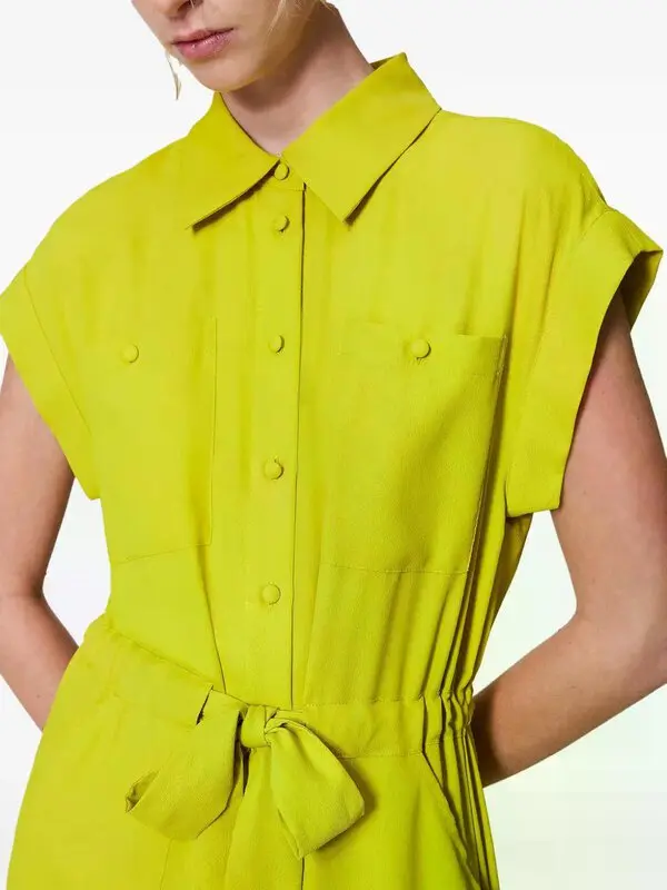TWINSET Crepe Shirt Maxi Dress