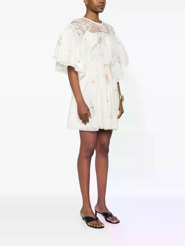 Zimmermann Lace-trim Mini Dress