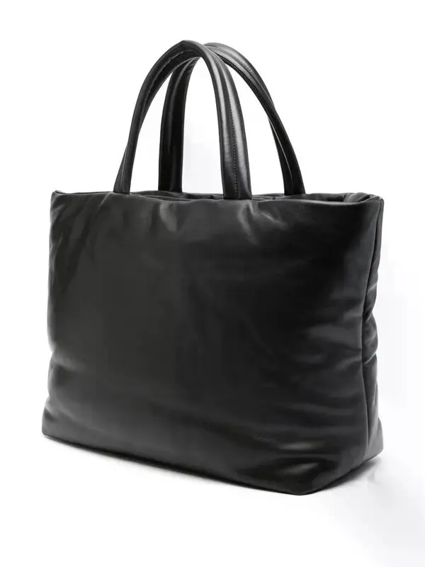 Saint Laurent Logo-debossed Leather Tote Bag