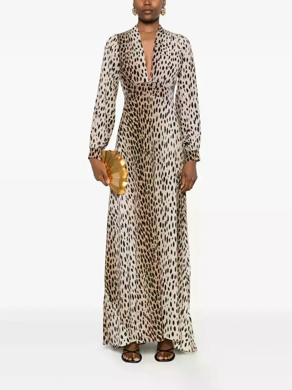 Rixo V-neck Dress