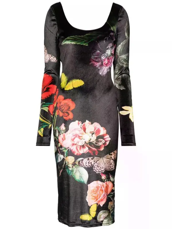 Alice + Olivia Delora Midi Dress