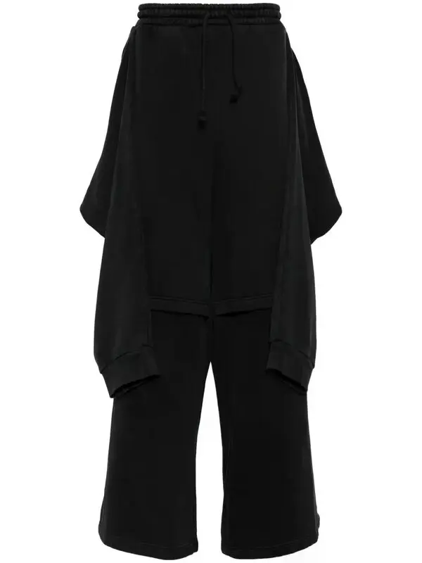 ALAINPAUL Layered Cotton Track Pants