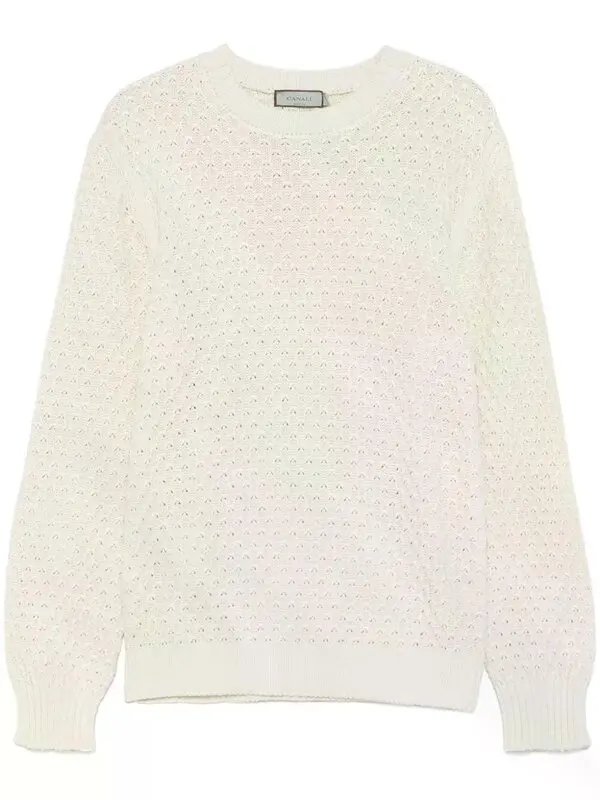 Canali Cotton Crew Neck Sweater