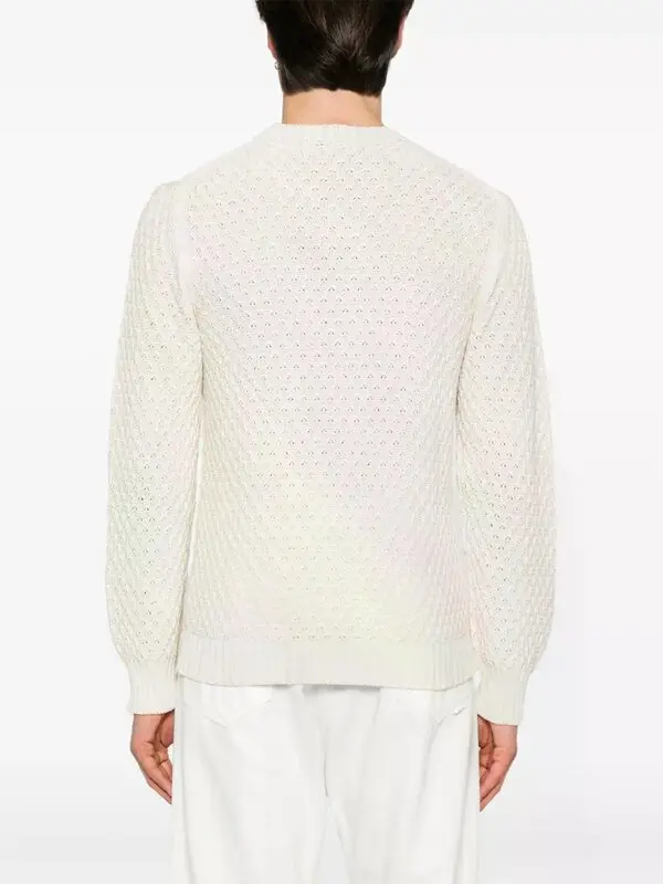 Canali Cotton Crew Neck Sweater