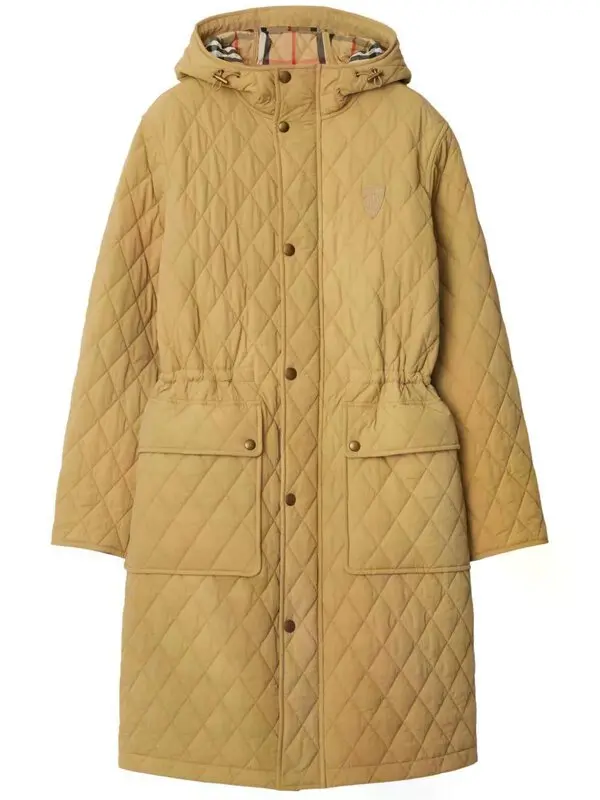 Burberry Diamond Quilted Padded Parka Coat