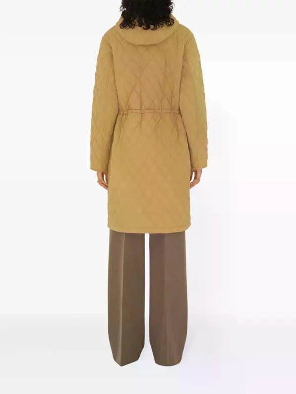 Burberry Diamond Quilted Padded Parka Coat