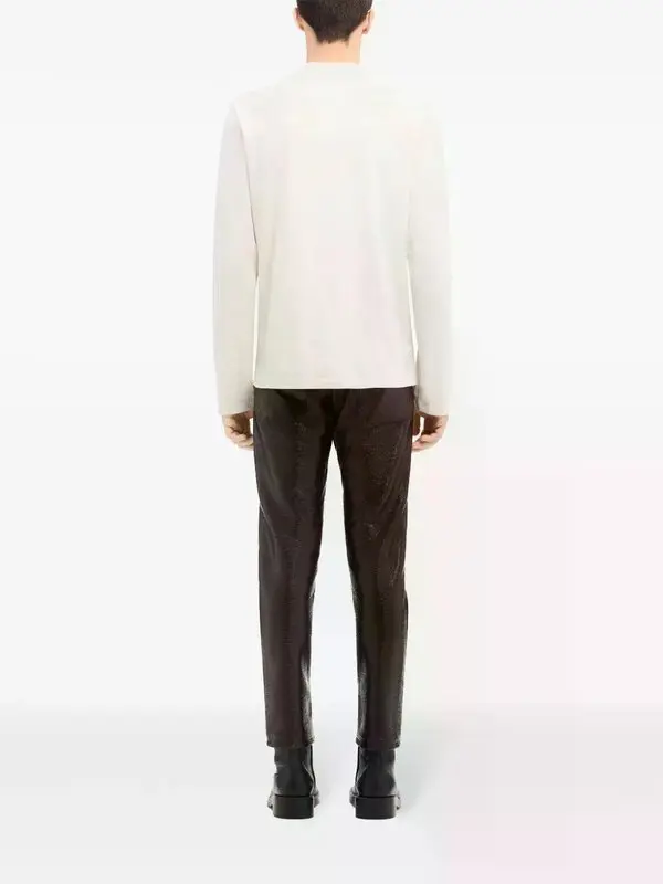 COURREGES Volcano Logo-appliqué T-shirt