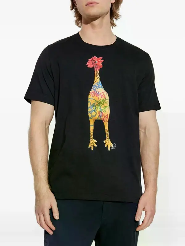 Paul Smith Graffiti Chicken-print T-shirt