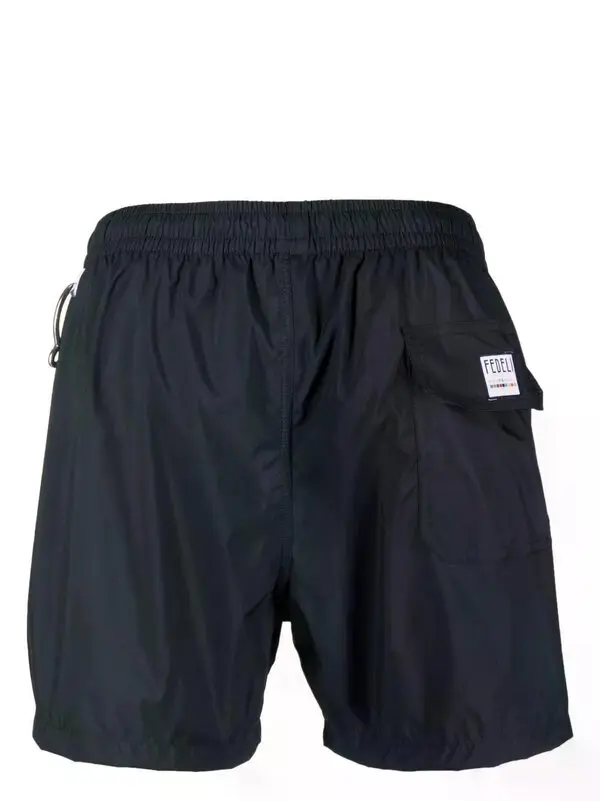 Fedeli Logo-patch Swim Shorts