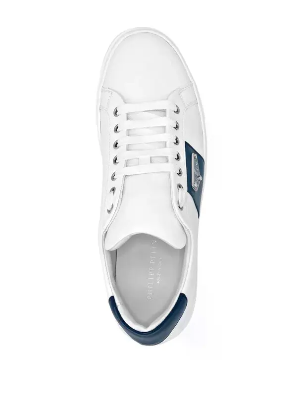 Philipp Plein Logo-plaque Leather Sneakers