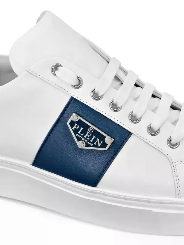 Philipp Plein Logo-plaque Leather Sneakers