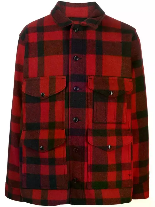 Filson Mackinaw Plaid Wool Shirt Jacket