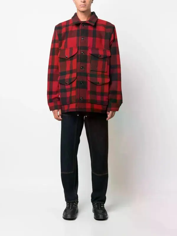 Filson Mackinaw Plaid Wool Shirt Jacket