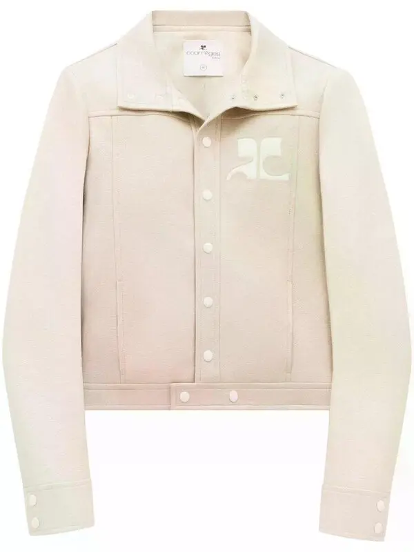 COURREGES Reedition Vinyl Jacket - Neutrals