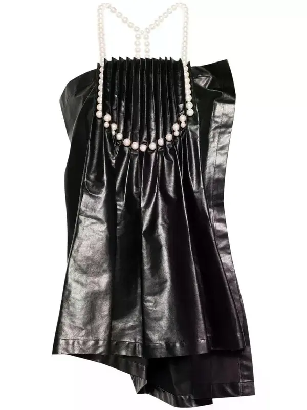 Junya Watanabe Pearl-detail Pleated Blouse