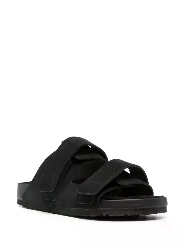 BIRKENSTOCK X Tekla Uji Shearling Sandals - Black