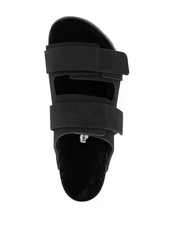 BIRKENSTOCK X Tekla Uji Shearling Sandals - Black