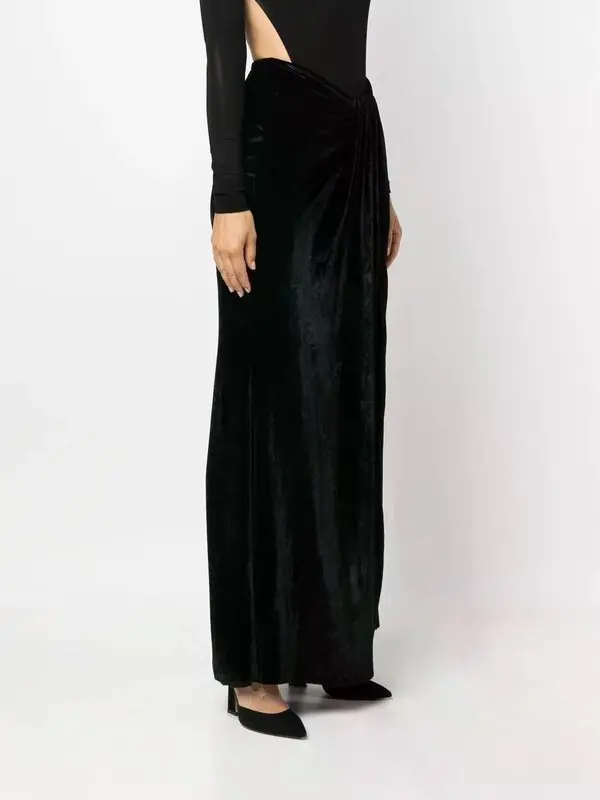 Blumarine Slit-detail Ankle-length Skirt