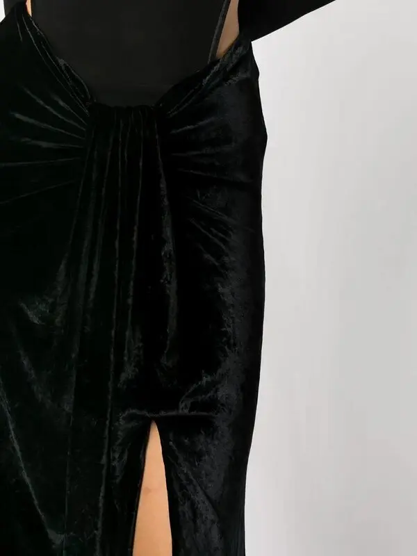 Blumarine Slit-detail Ankle-length Skirt