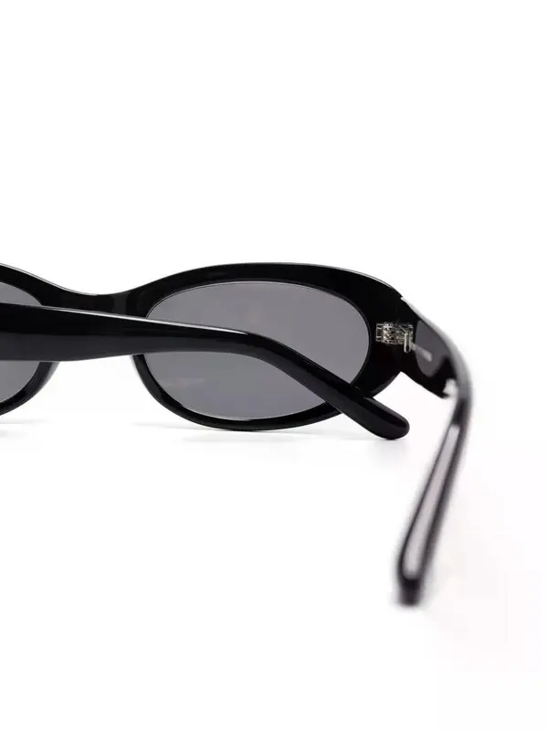 Chimi Oval-frame Sunglasses - Black